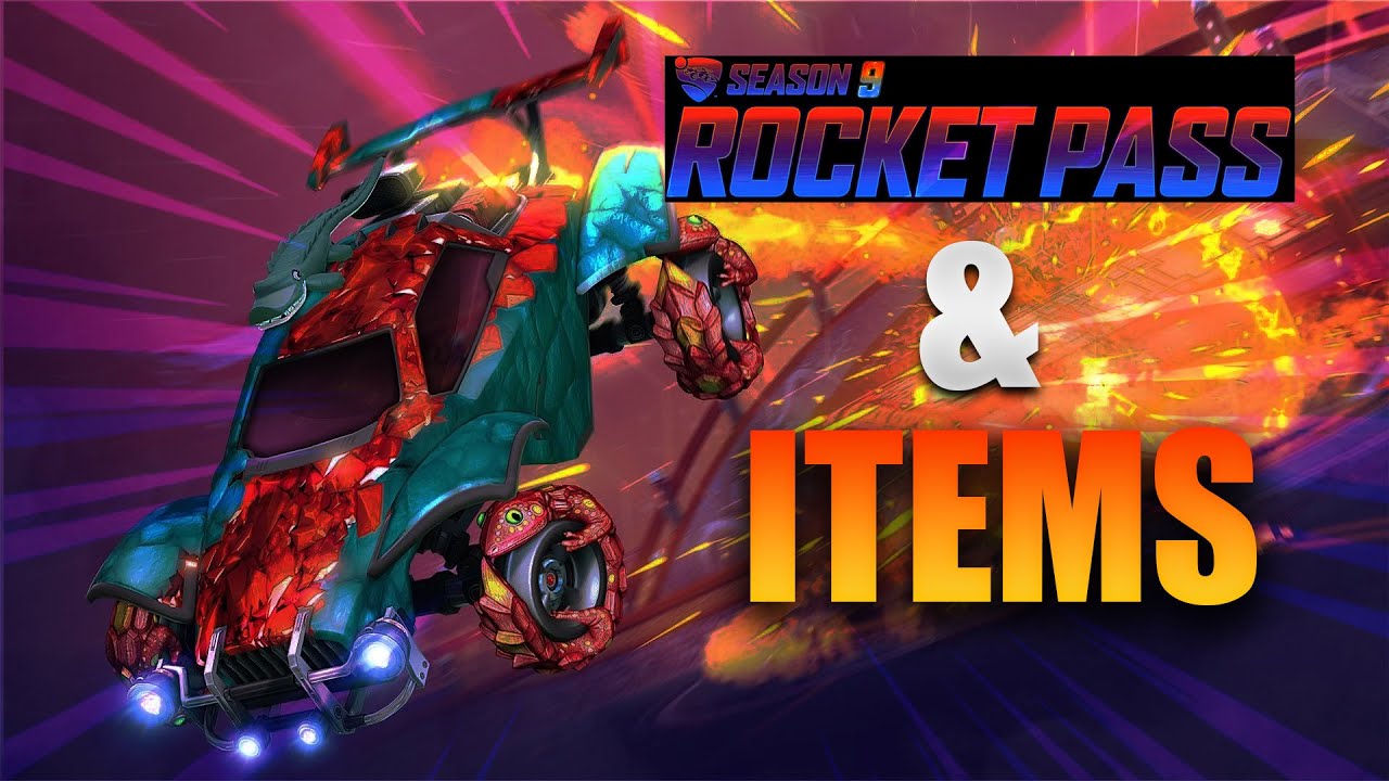 All New Season 9 Rocket Pass Items and New Tournament Rewards! - YouTube
