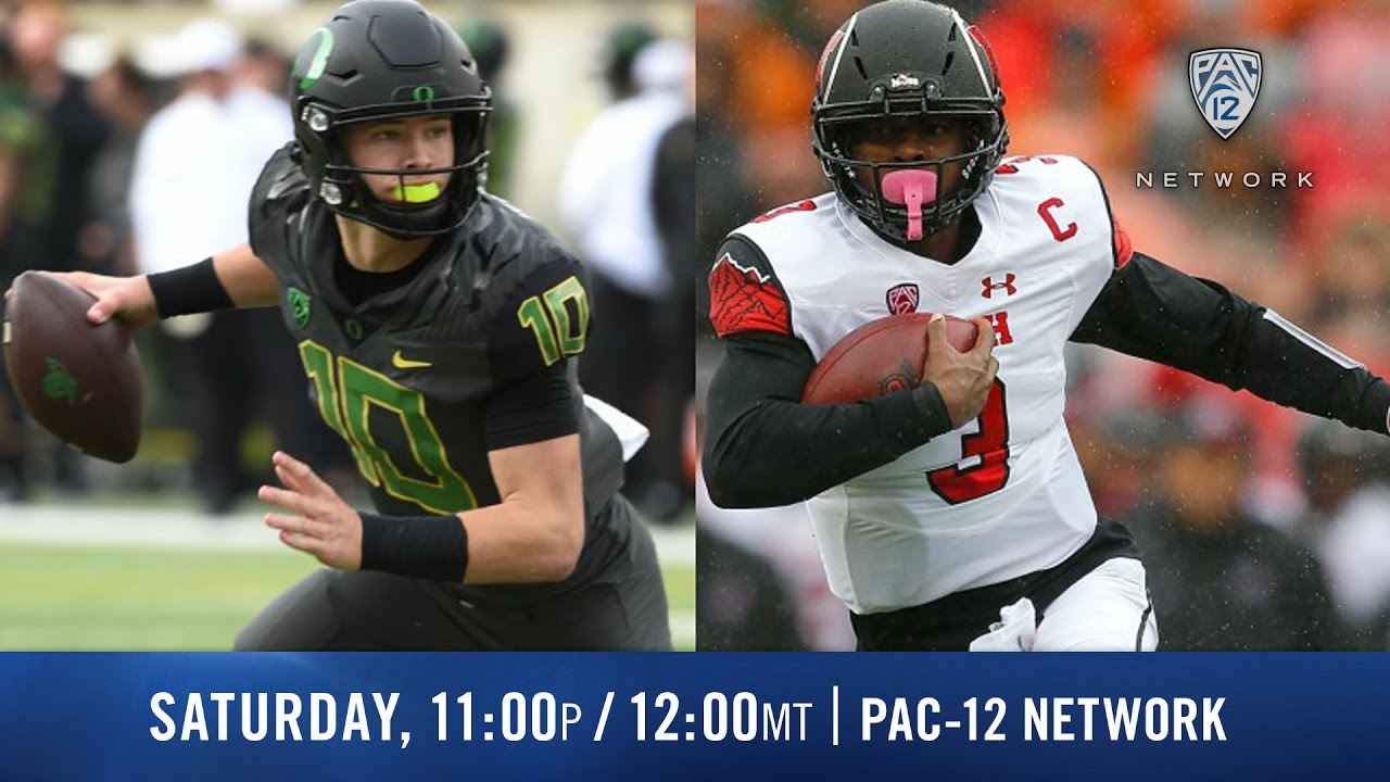 Oregon-Utah football game preview - YouTube