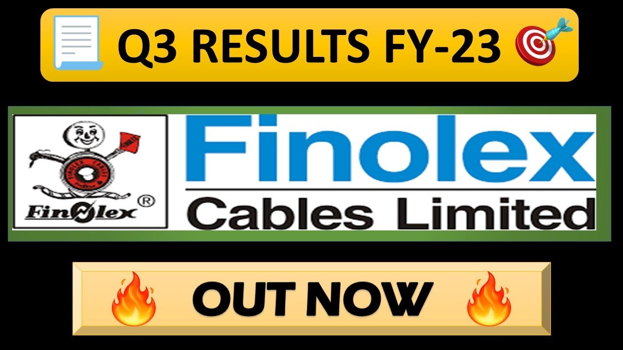 FINOLEX CABLES q3 results 2023, FINOLEX CABLES share latest news today ...