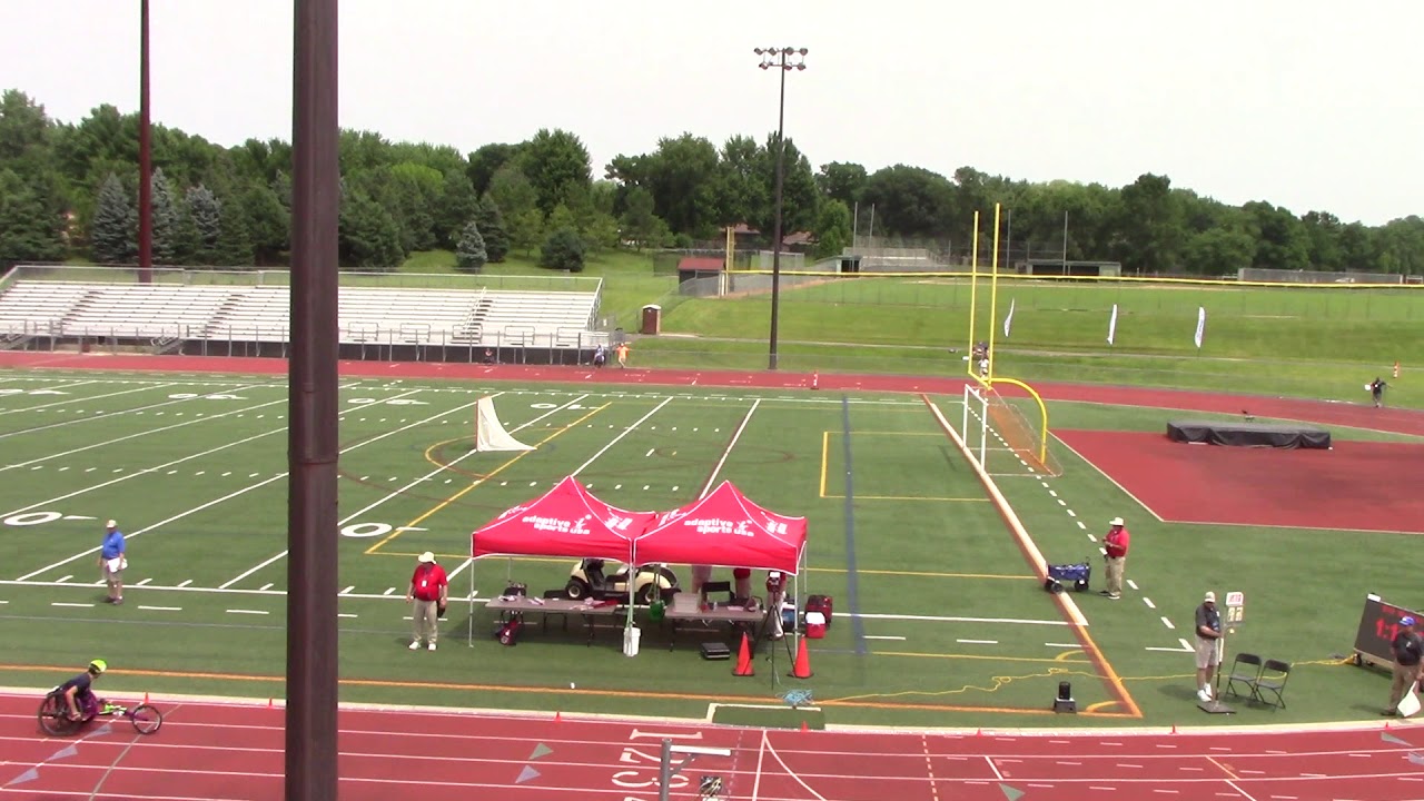 800 medley relay - T54 - 2019 Jr Nationals - Adaptive Sports USA - YouTube