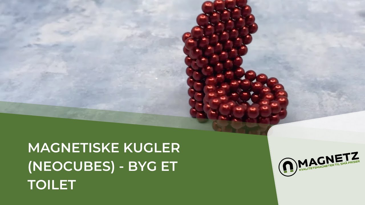 Magnetiske kugler (NeoCubes) - byg et toilet - YouTube