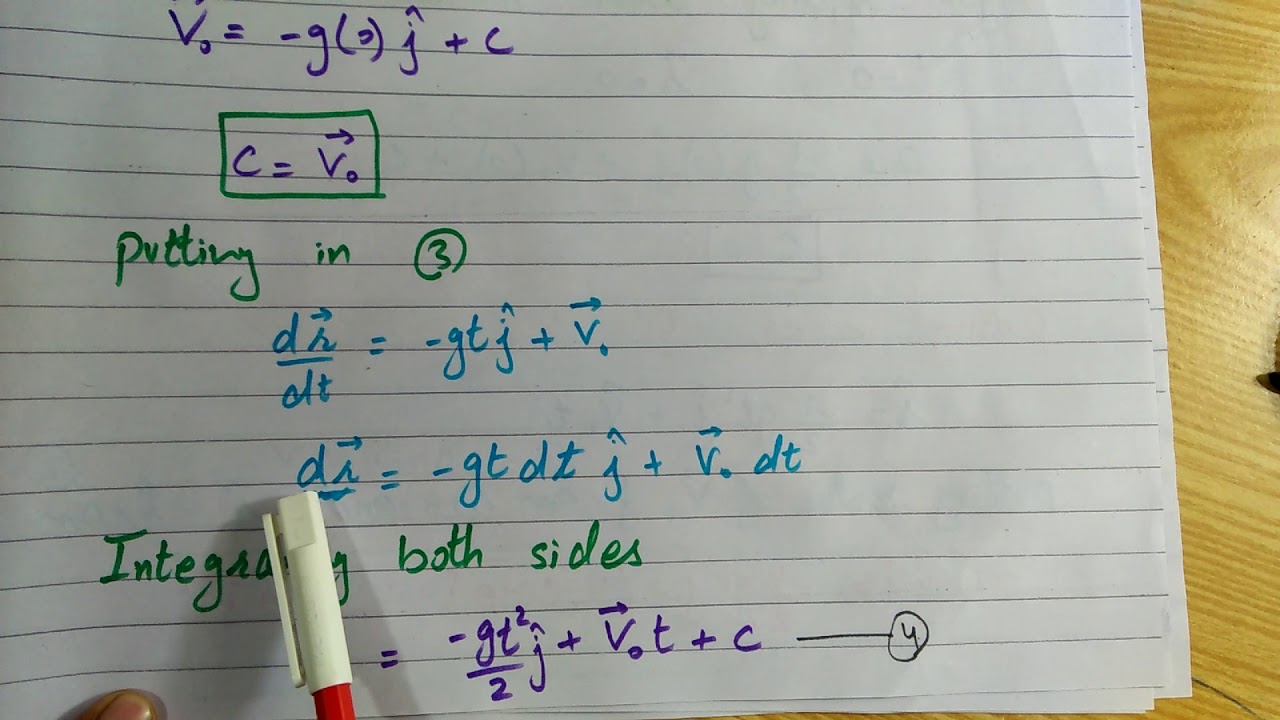 Projectile motion, Derivation of equation of trajectory and range of ...