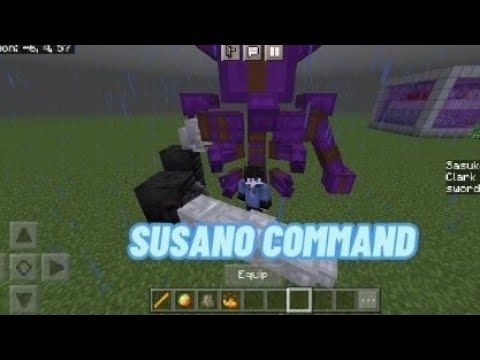 [Minecraft Bedrock]How to spawn Susano Command - YouTube