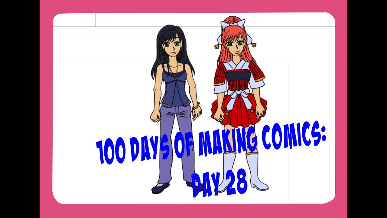 100 Days of Making comics Day 28 - YouTube