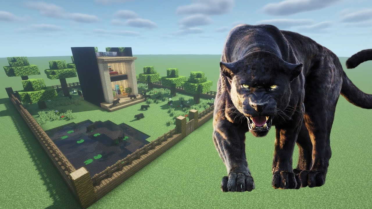 How To Make a Panther Farm in Minecraft PE - YouTube