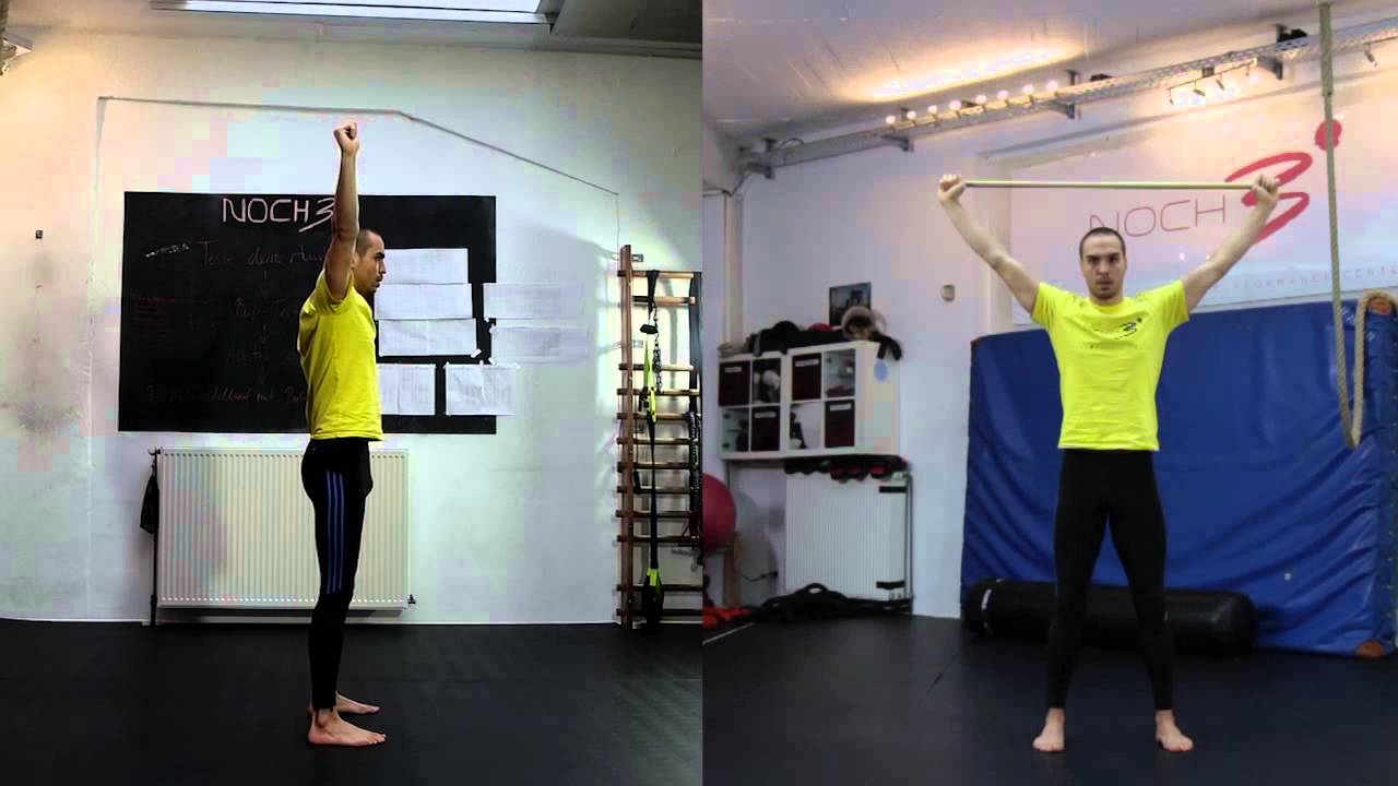 Squat - Overhead Squat - Stick - YouTube