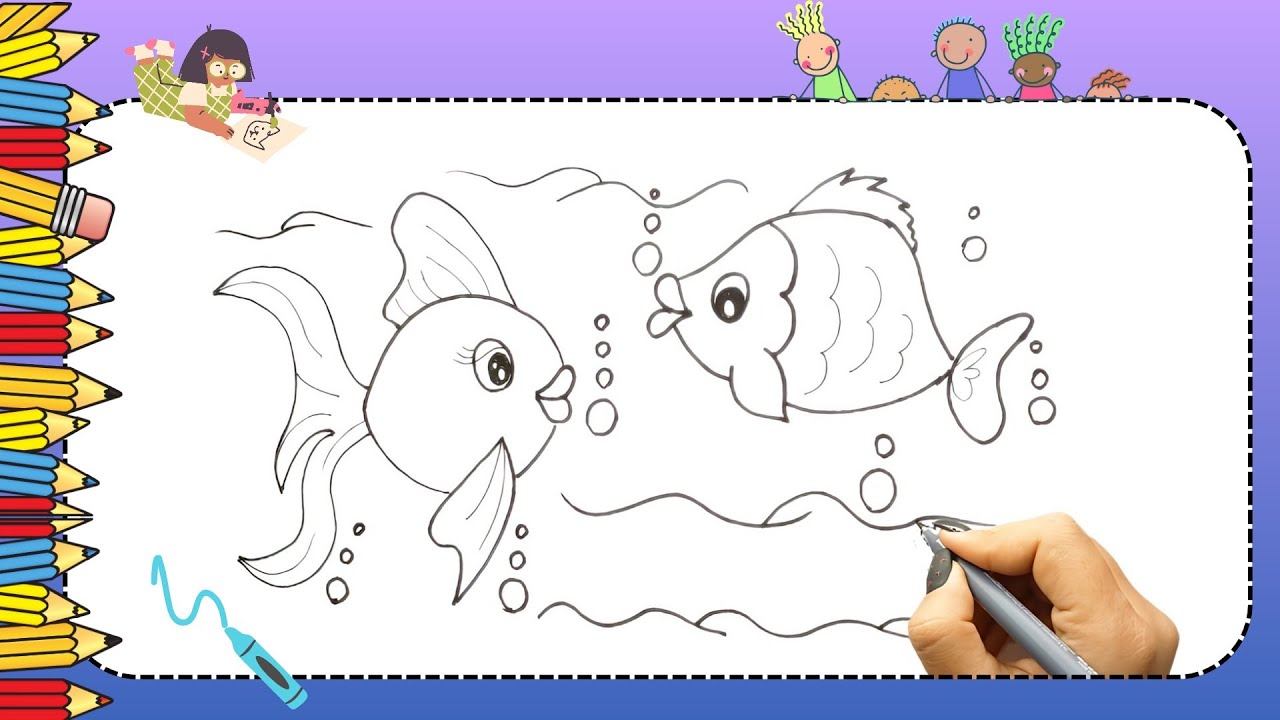 How To Draw A Fish | The Big Draw | Art Activities for Kids 2024 - YouTube