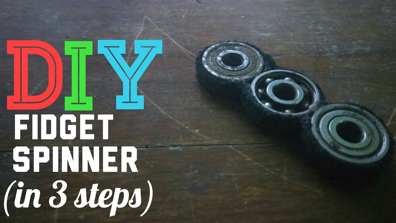 HOW TO MAKE AN EASY DIY FIDGET SPINNER IN JUST 3 SIMPLE STEPS!!!! - YouTube