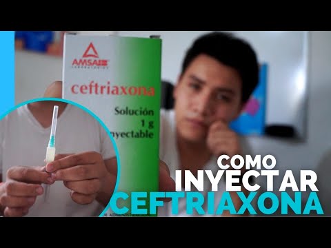 ✅Como PREPARAR y ADMINISTRAR CEFTRIAXONA | INYECCION INTRAMUSCULAR💉
