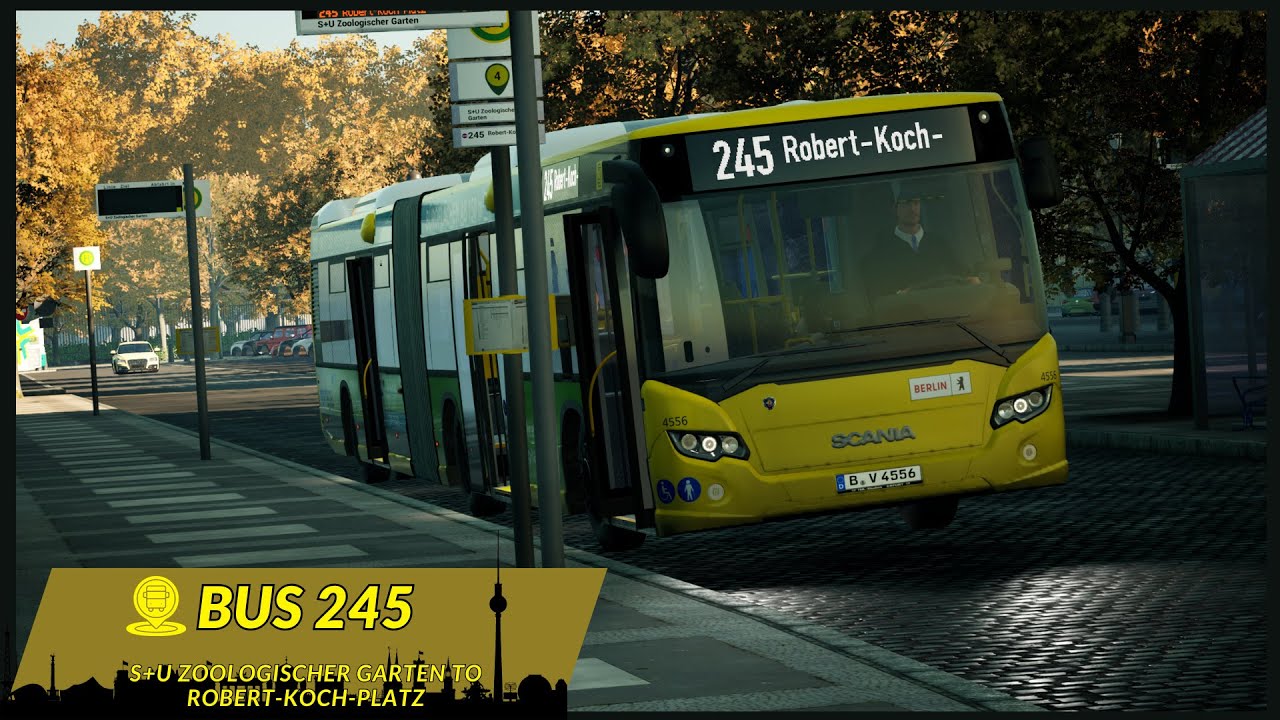 The Bus | Line 245 | driving with the Scania Citywide through Berlin ...