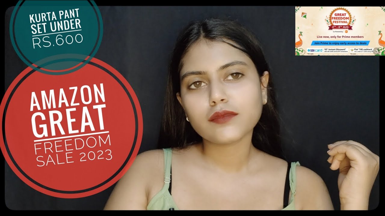 Amazon Great Freedom Festival Sale 2023 | Kurta Pant Set Haul ...