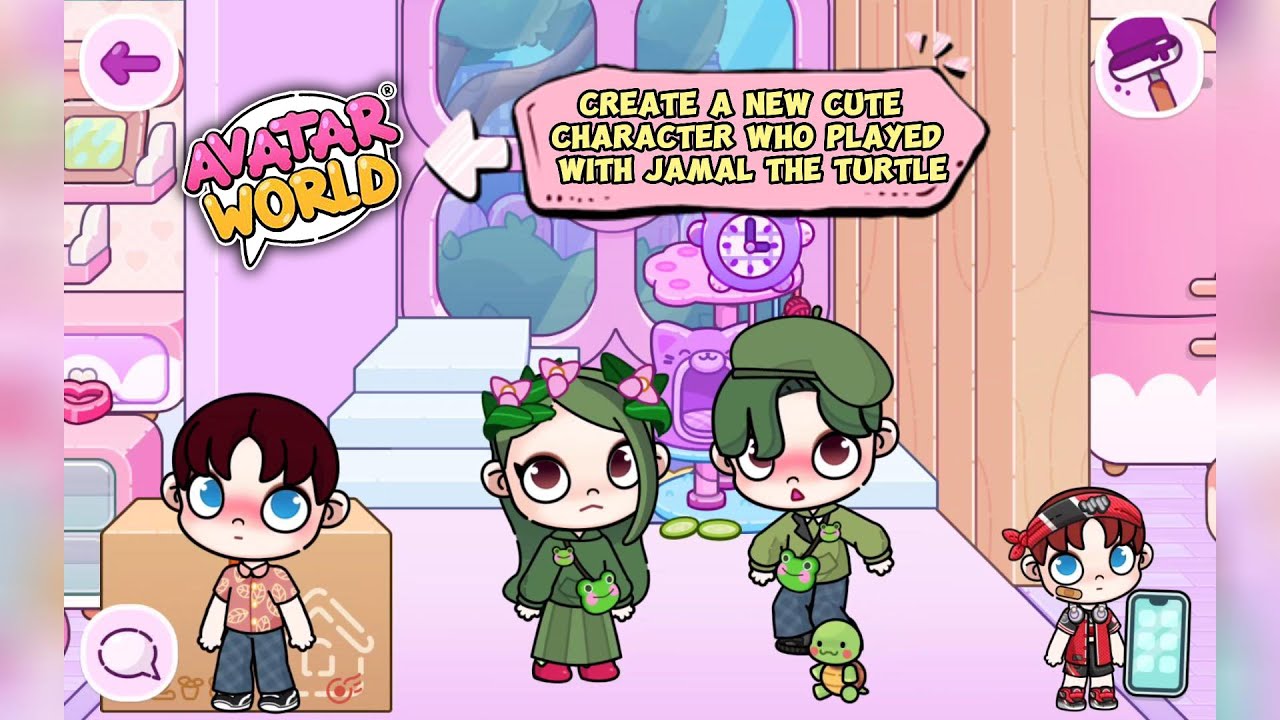 Create a new cute character who played with Jamal the Turtle 🥳 - YouTube