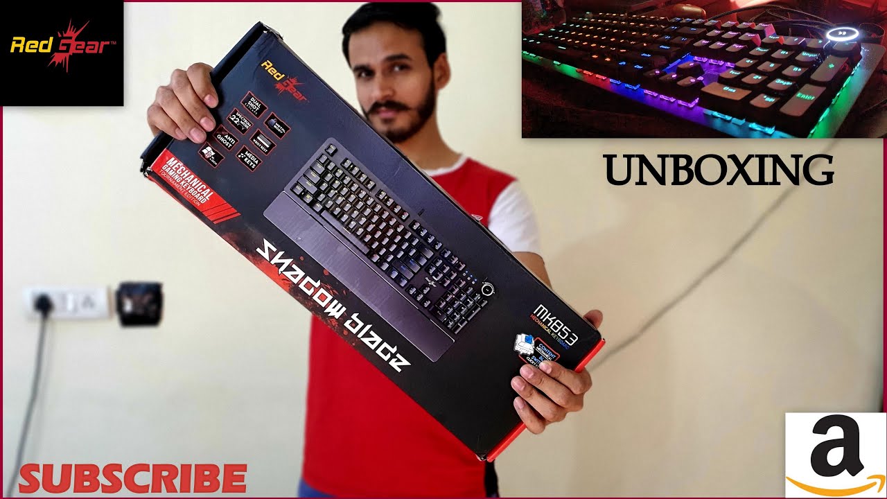 RedGear Shadow Blade MK853 | Best Budget Mechanical Keyboard | Unboxing ...