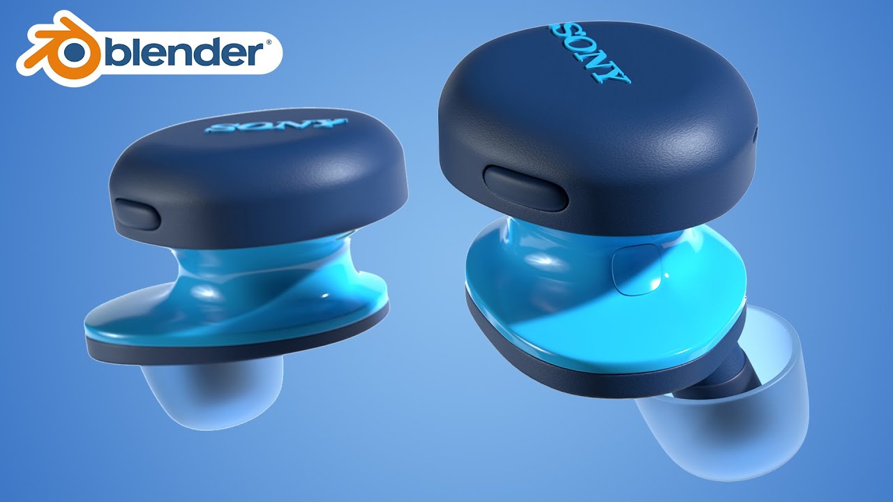 Modeling Sony Earbuds in Blender | Product Modeling Tutorial - YouTube