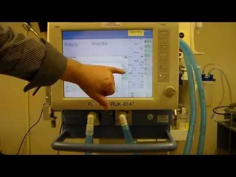 RESPIRATORY CARE: Draeger Evita XL - YouTube