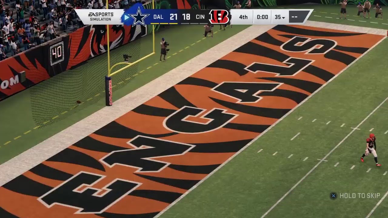 Joe Burrow 2020 Bengals Draft Class vs. Dallas Cowboys SIM - YouTube