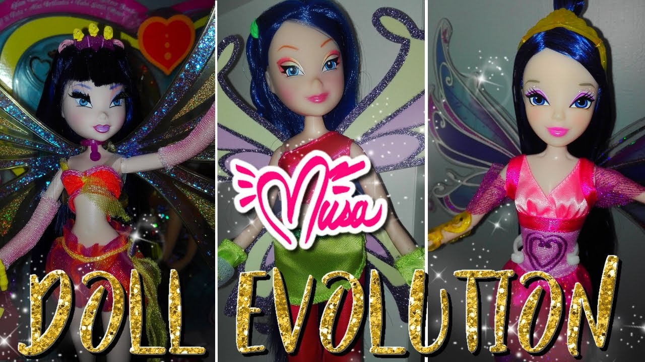 Winx Club - Musa Doll Evolution (From Magic Winx to Tynix) - YouTube