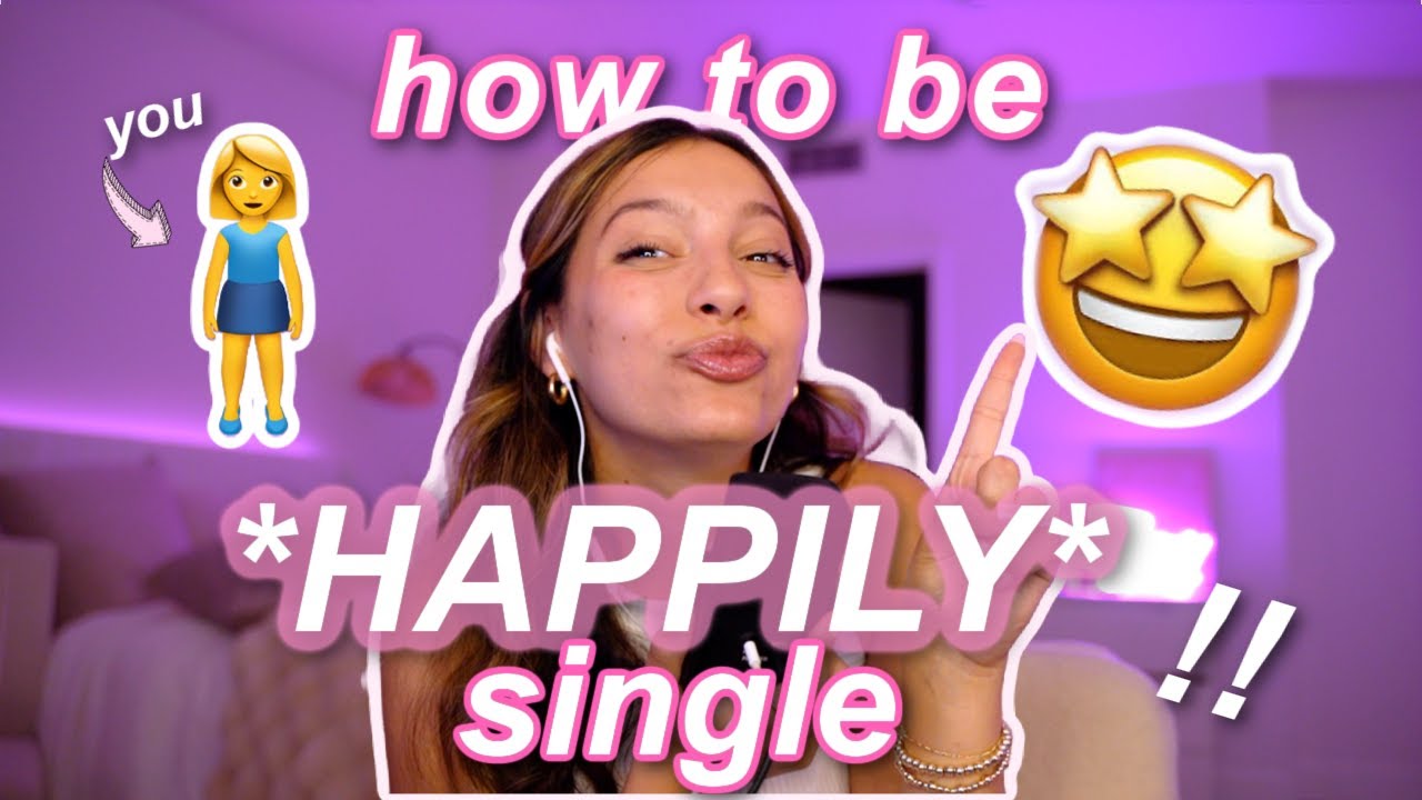 HOW TO ENJOY BEING SINGLE | love yourself, detach & enjoy being alone ...