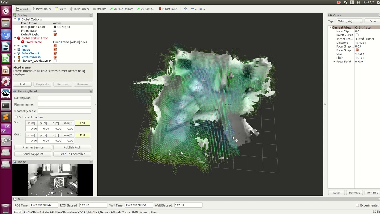 Mapping with voxblox using euroc dataset - YouTube