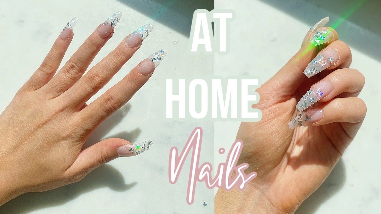 HOW I DO MY NAILS AT HOME! (Easy & Affordable) - YouTube