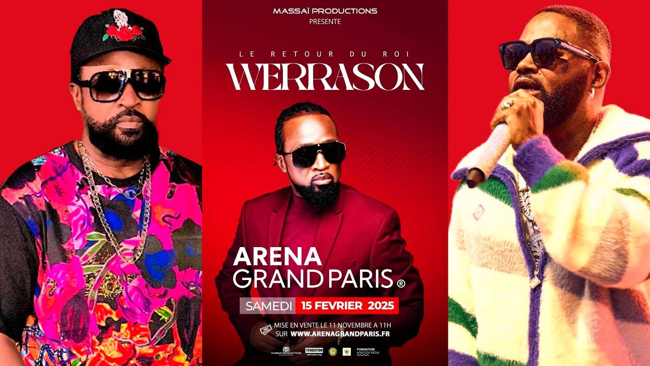 WERRASON "LE RETOUR DU ROI" ARENA GRAND PARIS LE 15 FÉVRIER 2024,.. # ...