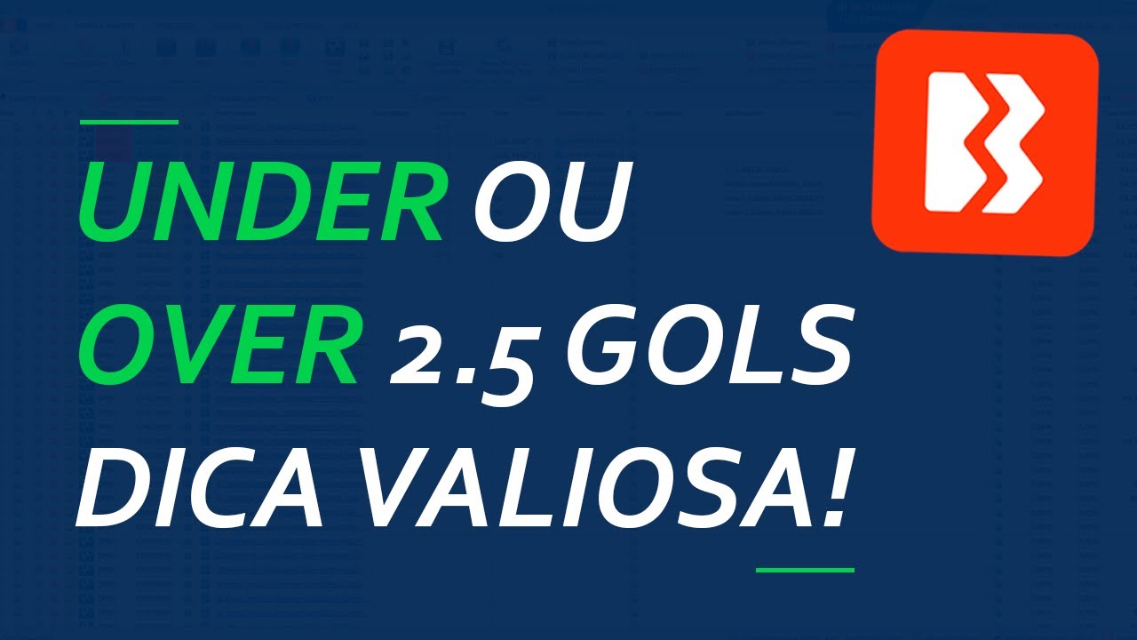 Under ou Over 2,5 gols???? Dica valiosa!!! Canal @GolDeLetra10 BOTS ...