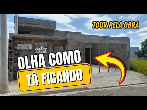 Tour Pela Construção da Minha Casa do Zero 🏠