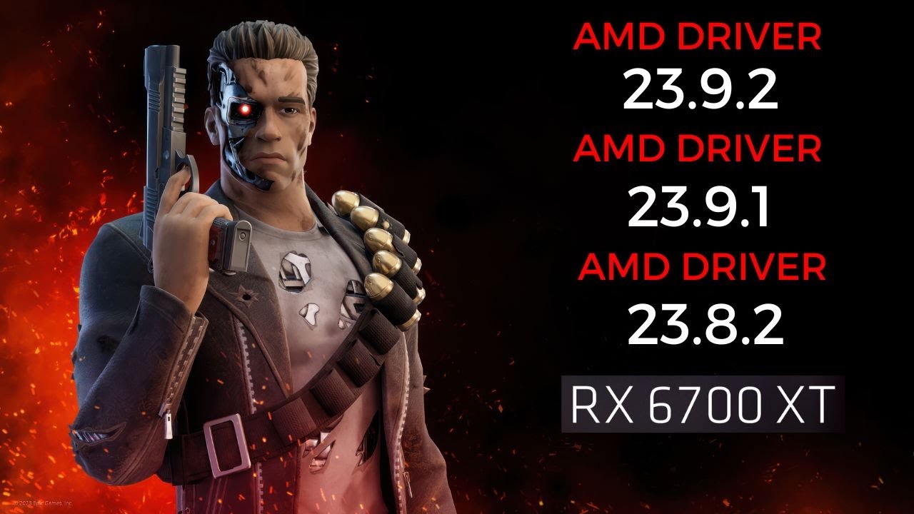 Fortnite | AMD Drivers Update 23.9.2 Vs 23.9.1 Vs 23.8.2 RX 6700 XT ...