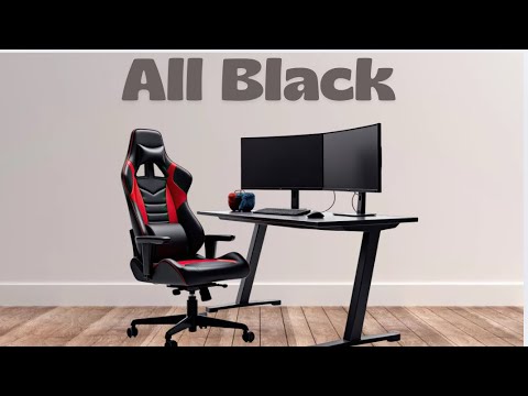 I Built an ALL Black Gaming Setup! (Insane) - YouTube