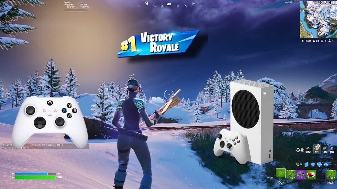 Xbox Series S Fortnite Chapter 5 Solo GAMEPLAY (4K 120FPS) - YouTube