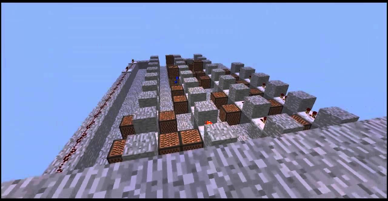 Minecraft short noteblock song (composed)! - YouTube