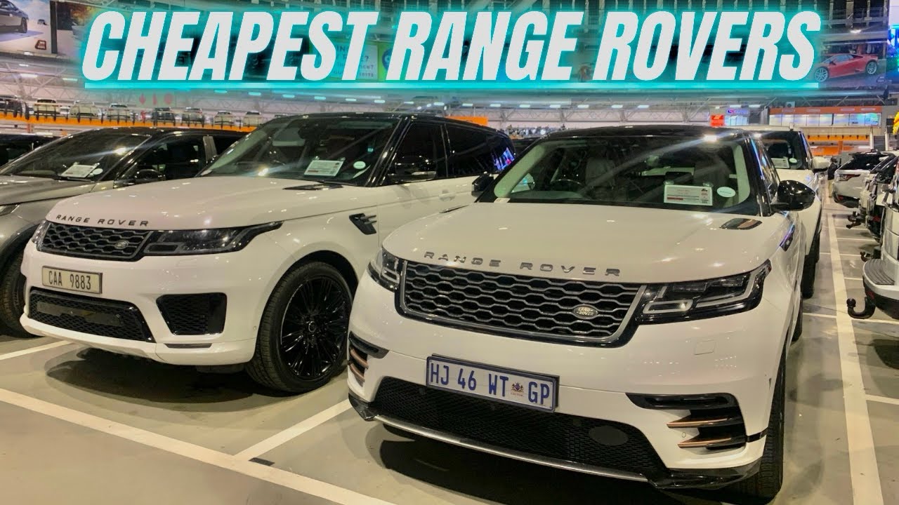 Cheapest Range Rover luxury SUVs at webuycars South Africa - YouTube