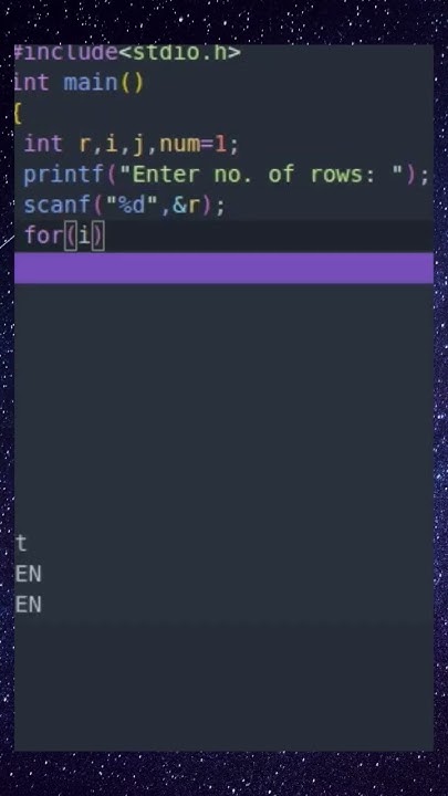 14 Floyds Triangle Using C Programmer Programming Coding Cprogramming Clanguage 