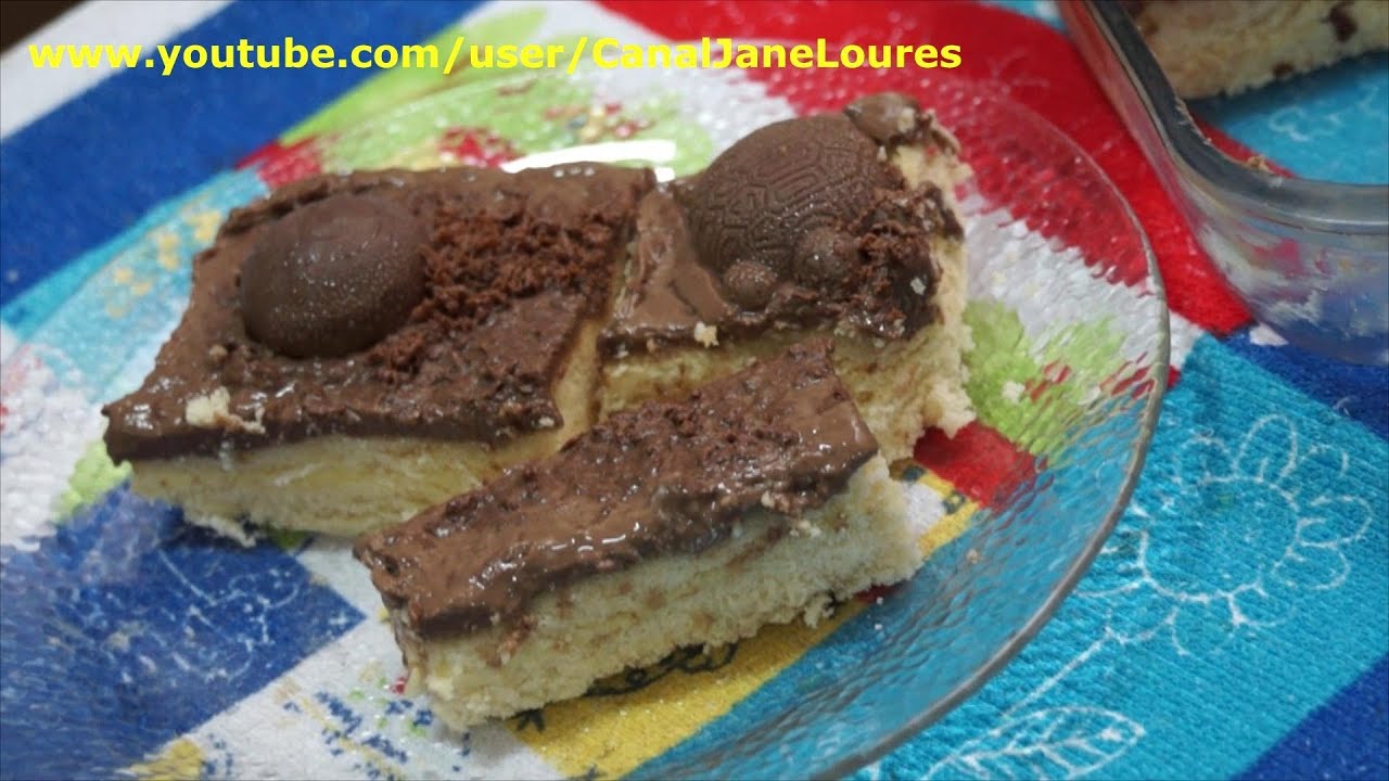 PAVÊ DE BOLO DELICIOSO E FACIL - YouTube