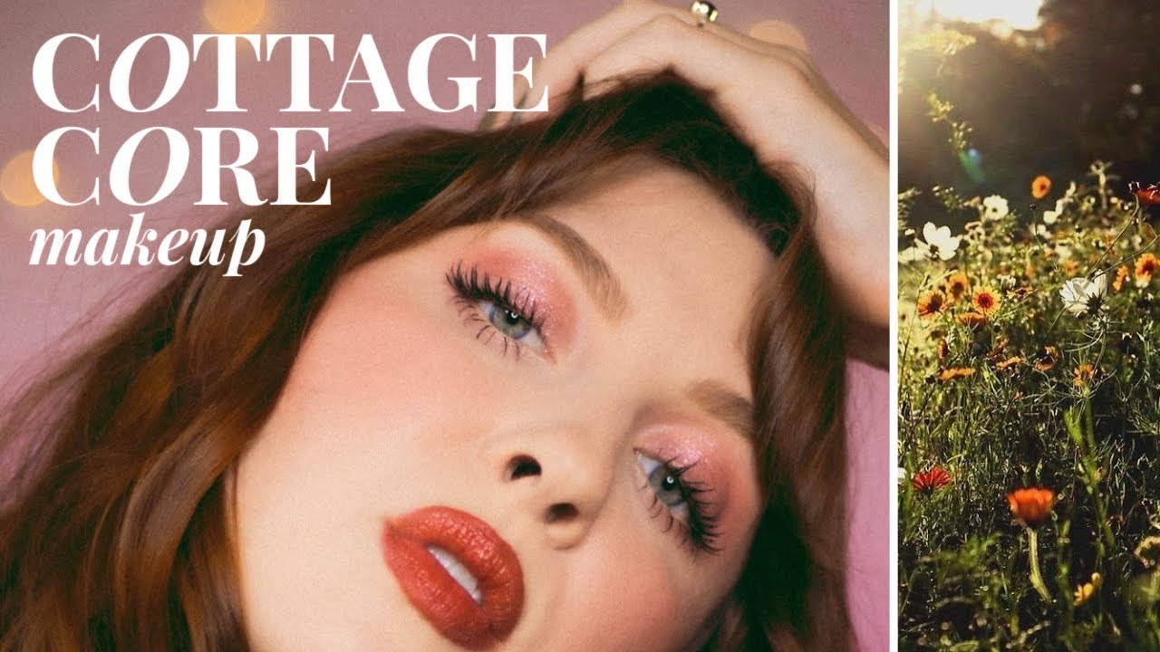 cottage core makeup 🌸 - YouTube