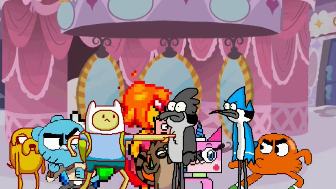 M.U.G.E.N: Cartoon Network Party 4v4 - YouTube