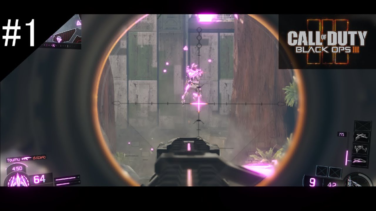 【CoD:BO3】FPSをやらない彼女にプレイさせてみた~part1 - YouTube