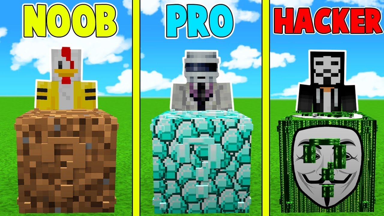 ¡LUCKY BLOCK NOOB VS LUCKY BLOCK PRO VS LUCKY BLOCK HACKER 😱 ...