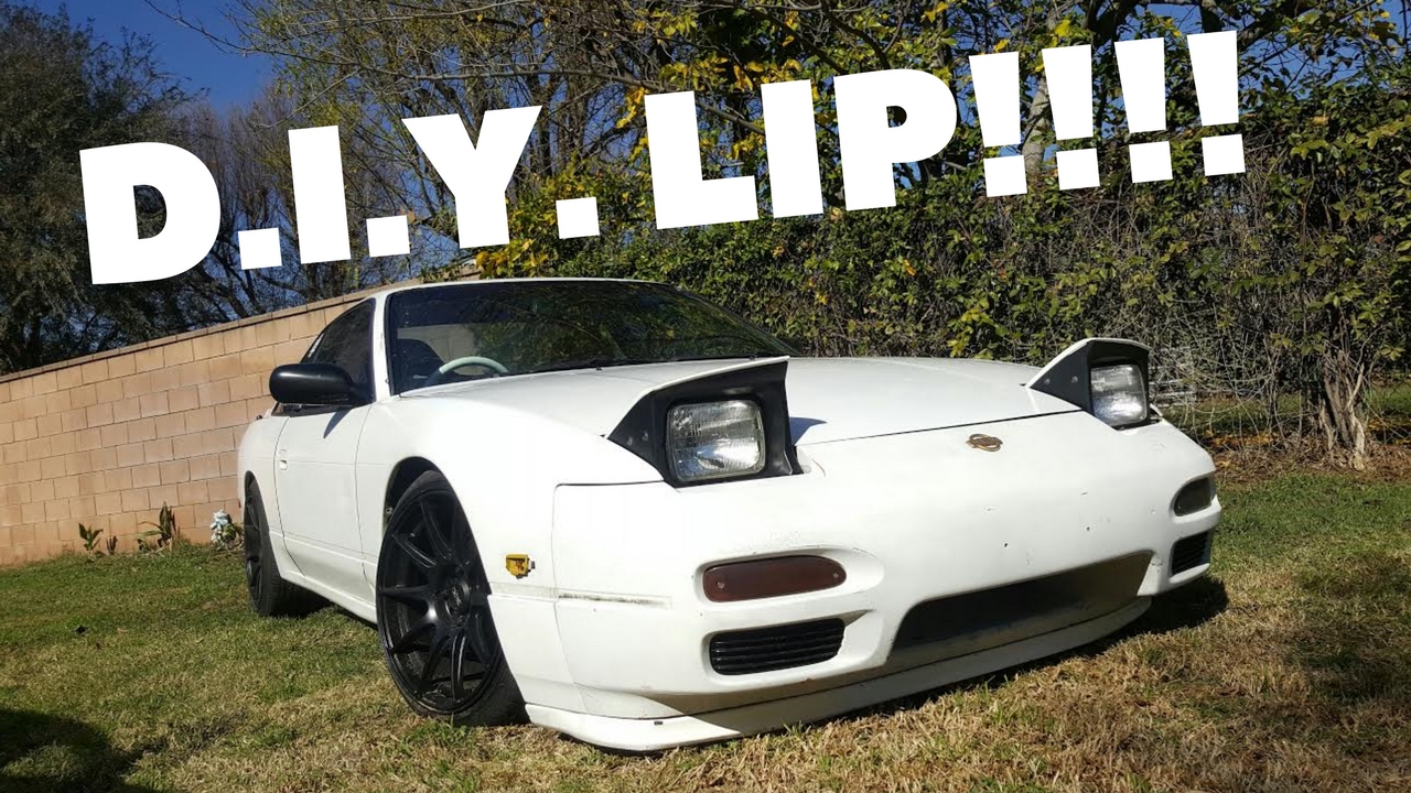 HOW TO MAKE YOUR OWN NISSAN 240SX S13 LIP (OEM) - YouTube