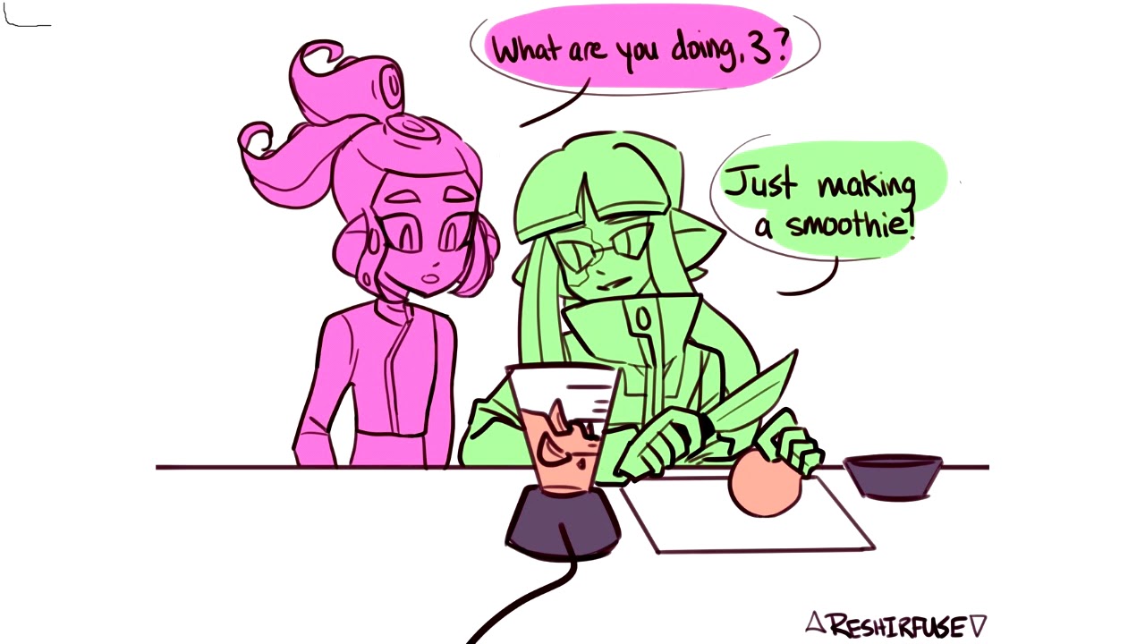 Splatoon Comic Dub Compilation De Numéro 8 - YouTube