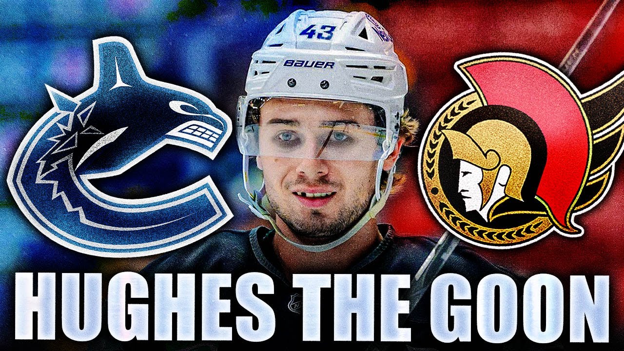 QUINN HUGHES IS THE ULTIMATE GOON: GAME MISCONDUCT FOR HIT ON JOSH ...