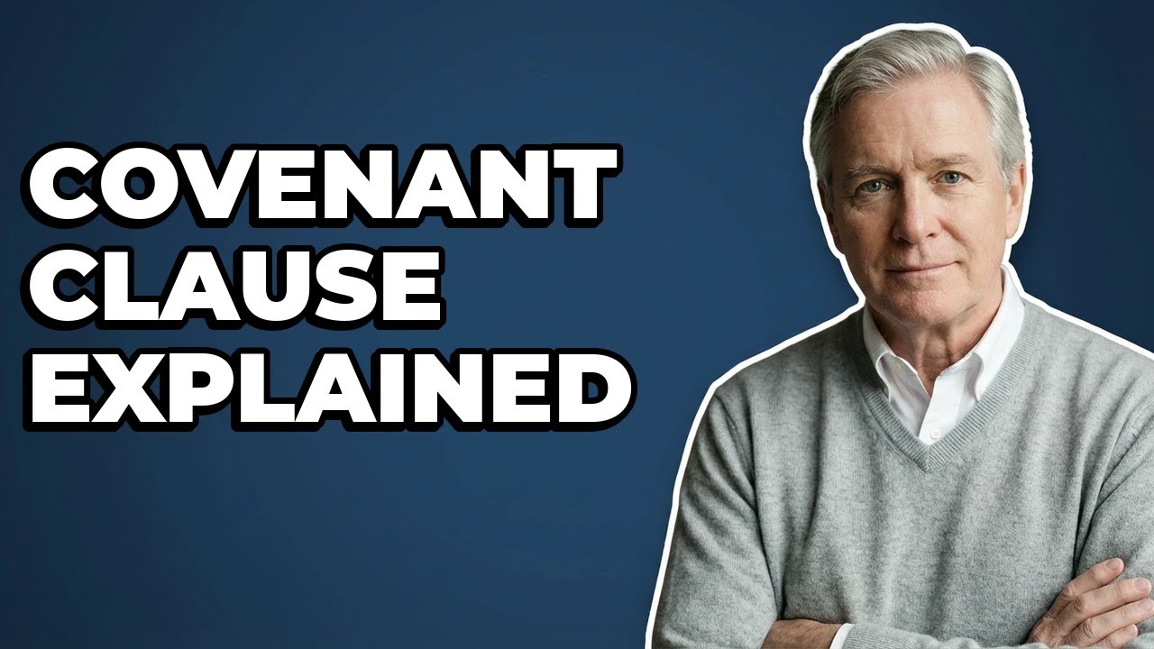 What Is a Covenant Clause in an Agreement? - YouTube