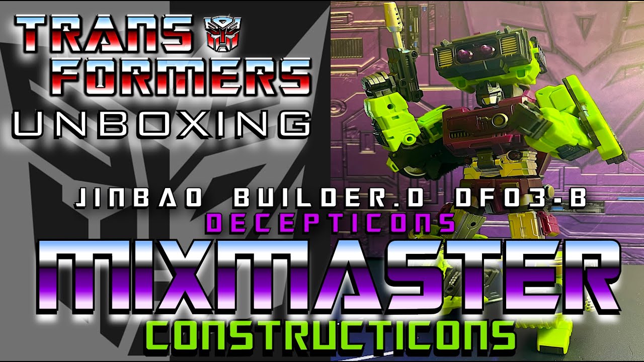 TRANSFORMERS - [ MIXMASTER - CONSTRUCTICONS - DEVASTATOR - BUILDER.D ...