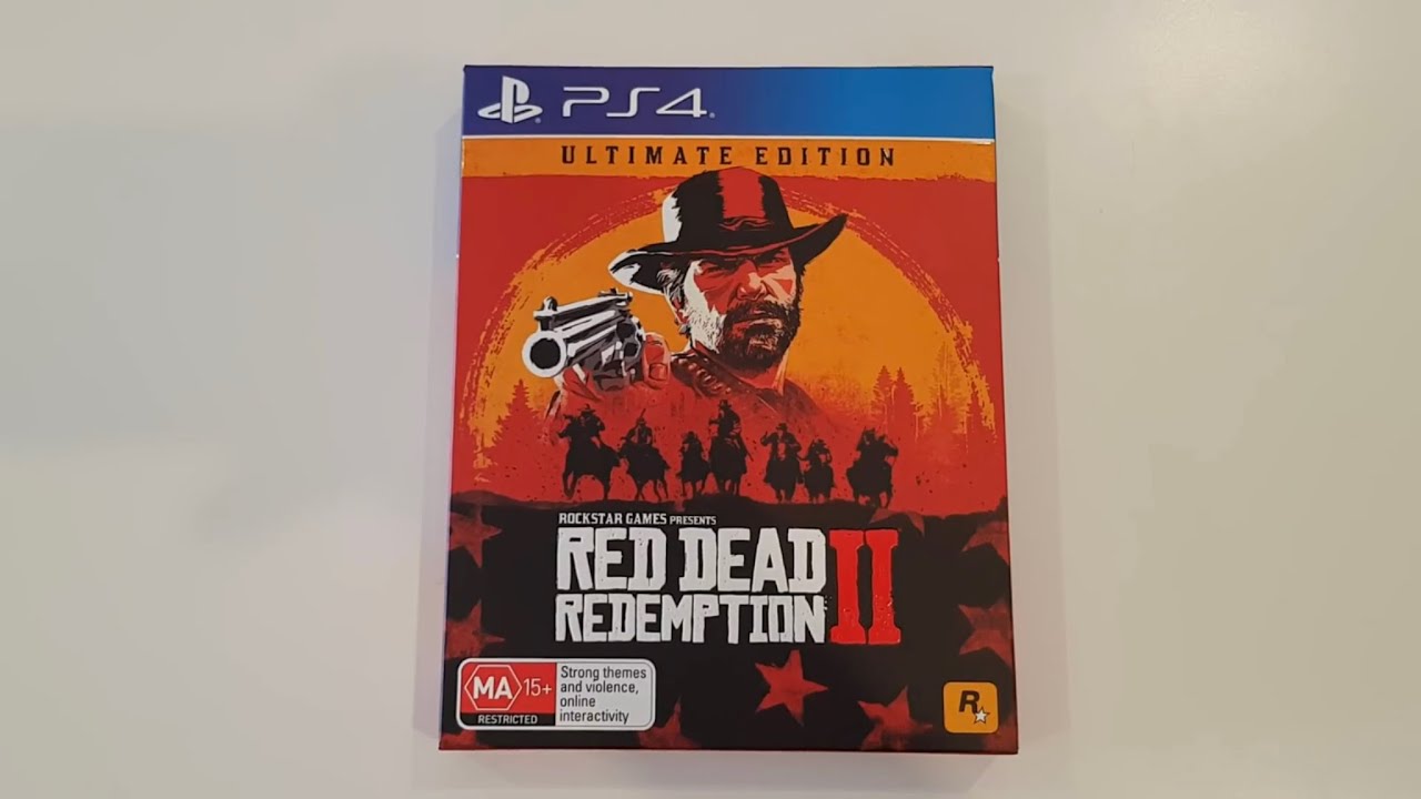 Red Dead Redemption 2 Ultimate Edition PS4 quick unboxing - YouTube