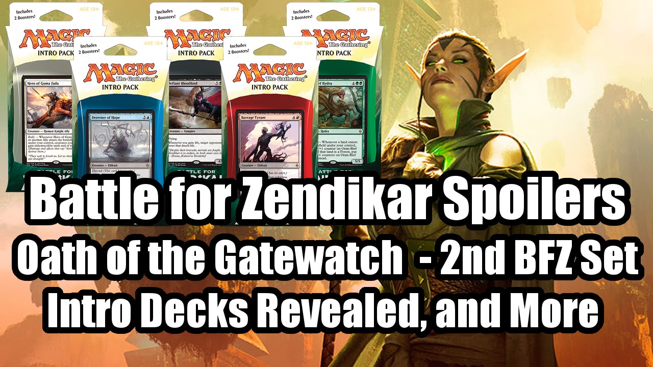 Battle for Zendikar Spoilers: Oath of the Gatewatch Announced, Intro ...