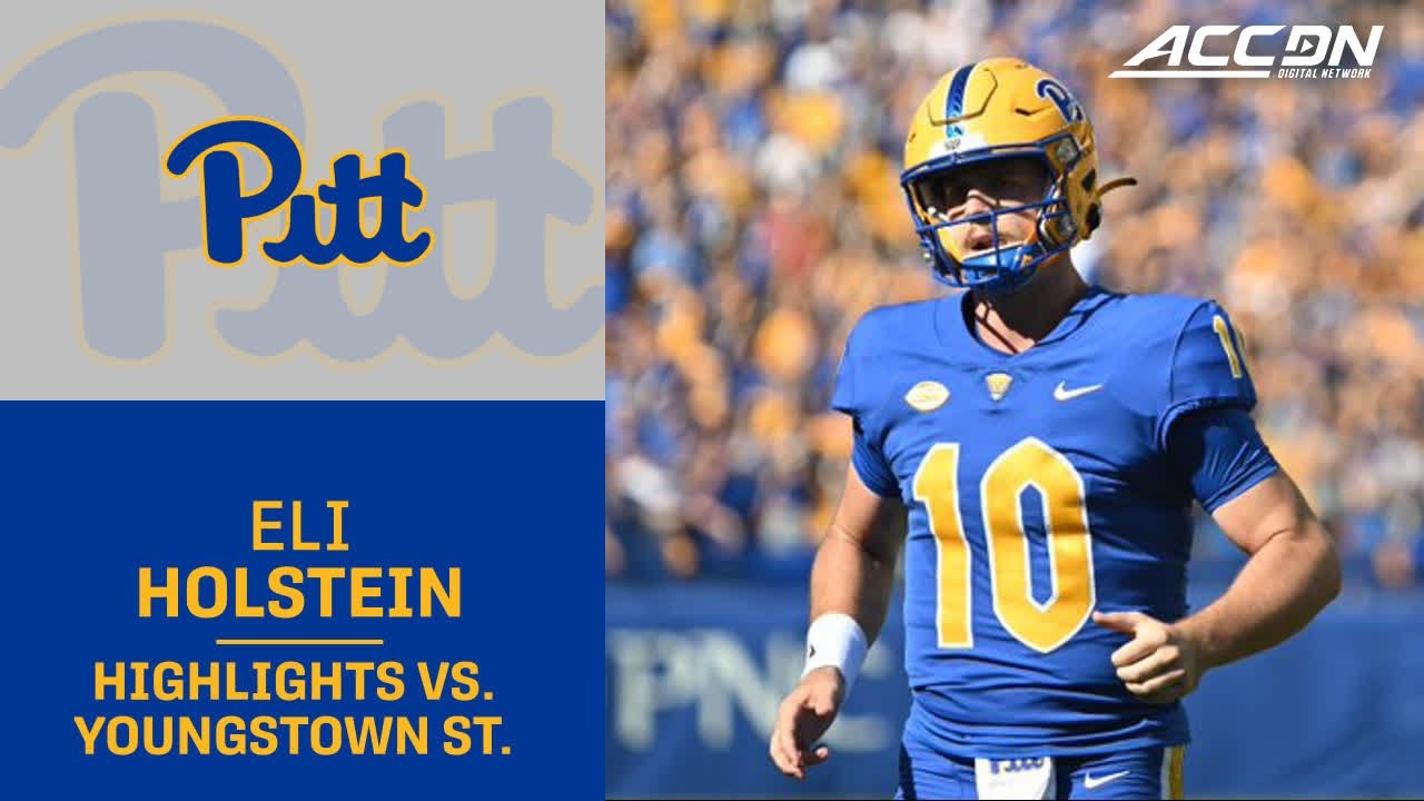 Pitt's Eli Holstein Continues To Light Up All Opponents - YouTube