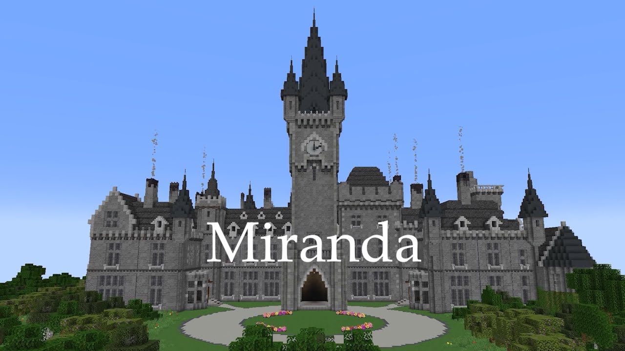 Castle Miranda / Chateau de Noisy in Minecraft - YouTube