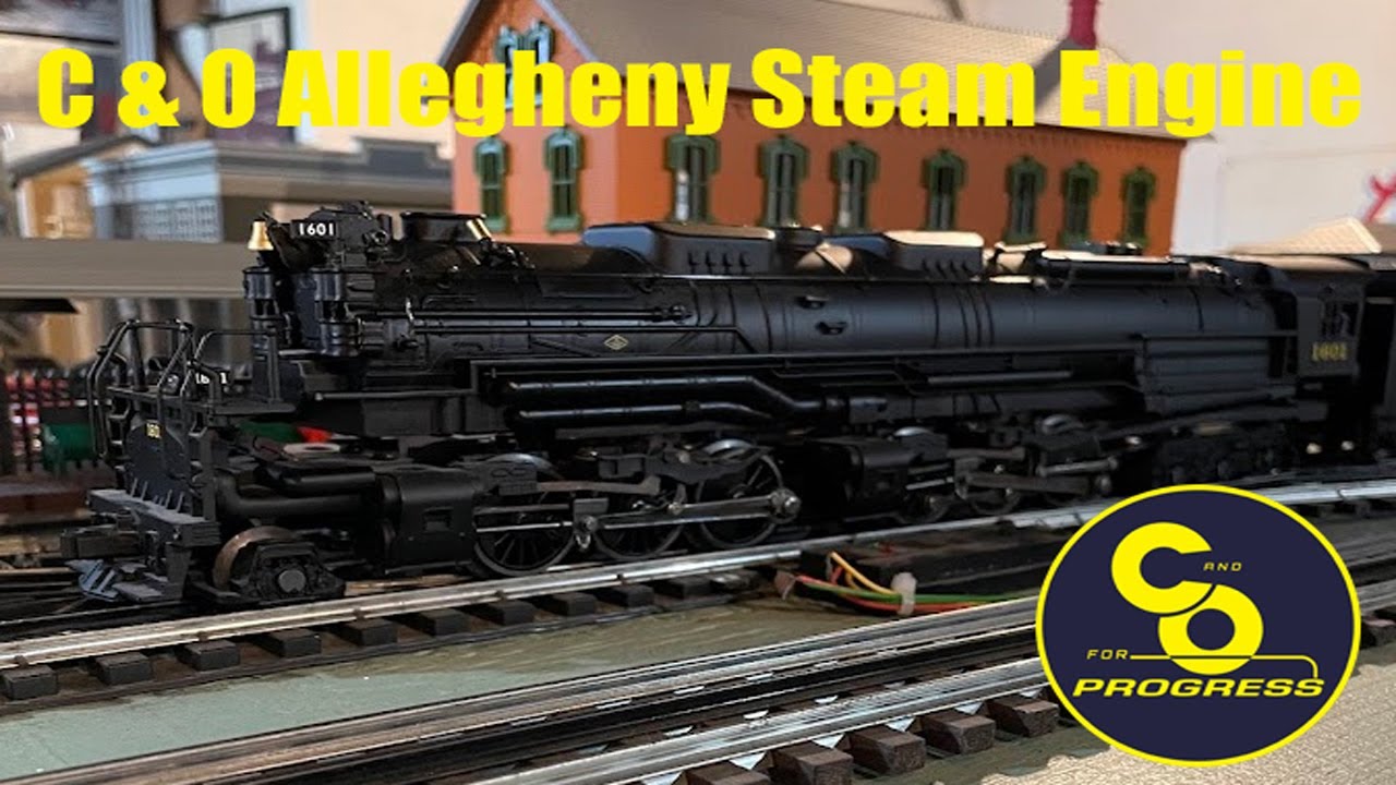 C & O Allegheny Steam Engine - YouTube