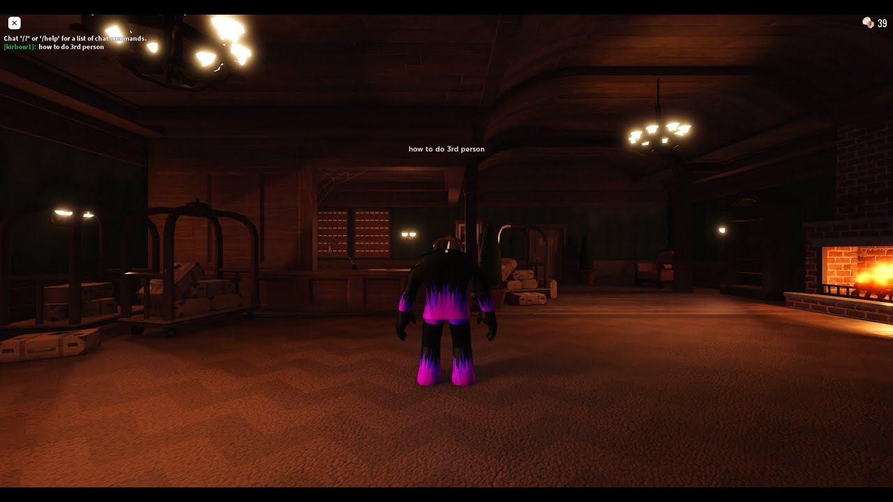 how to do 3rd person on roblox doors - YouTube