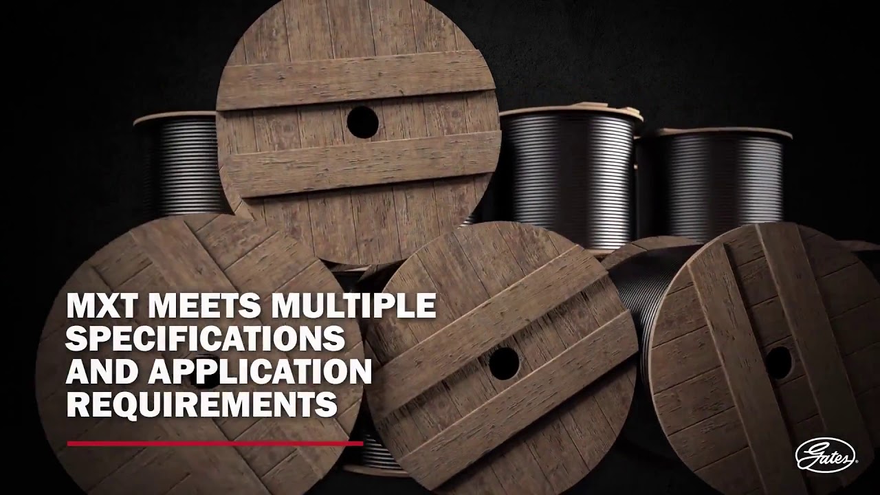 Gates MegaSys MXT Hydraulic Hose - YouTube